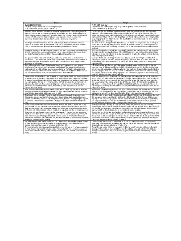 Unit 3 - Text 2 - Class Distinctions | PDF