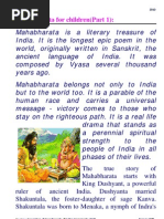 Mahabharata For Kids | PDF | Mahabharata | Vaishnava Texts