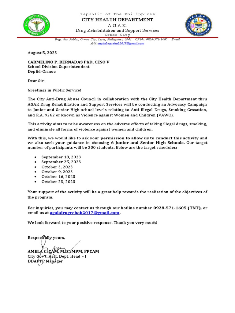 Request Letter (Advocacy Campaign) | PDF