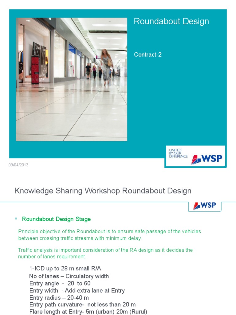 Roundabout Design | PDF