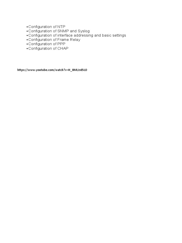 Network Configuration Guide | PDF | Technology & Engineering
