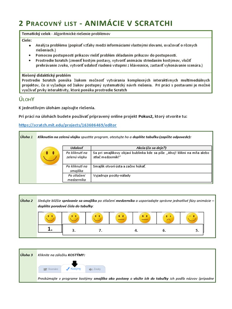 2 Animacie V Scratchi | PDF