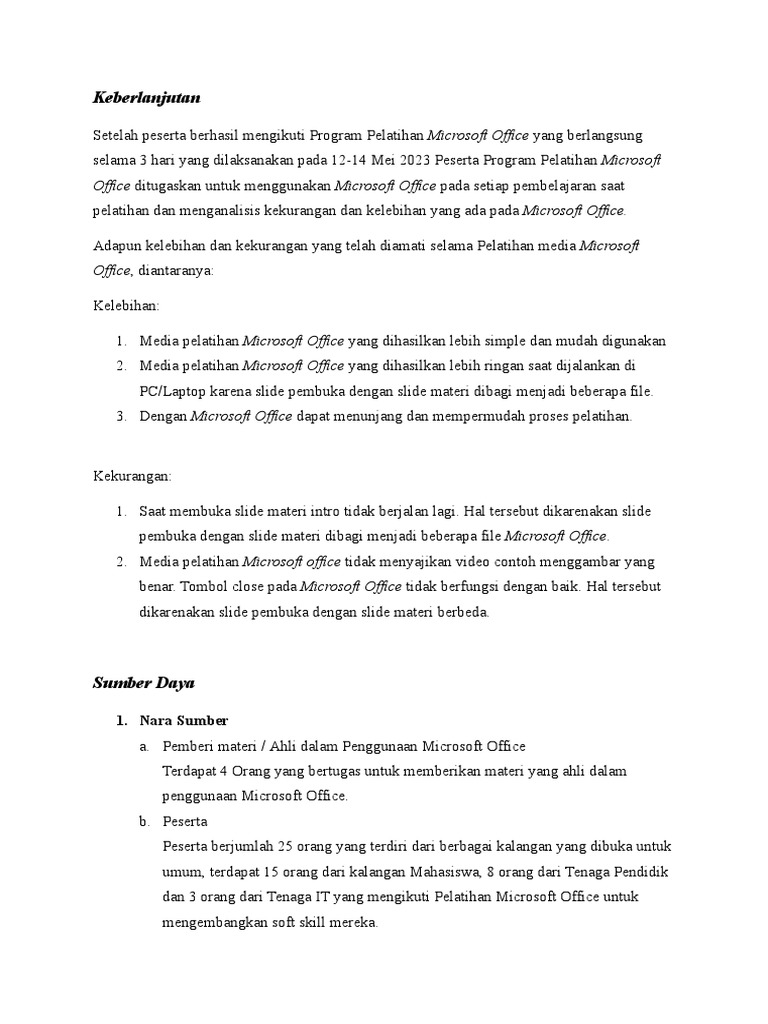 Proposal Pemb Org Dewasa | PDF