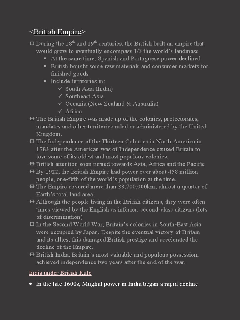 British Empire | PDF