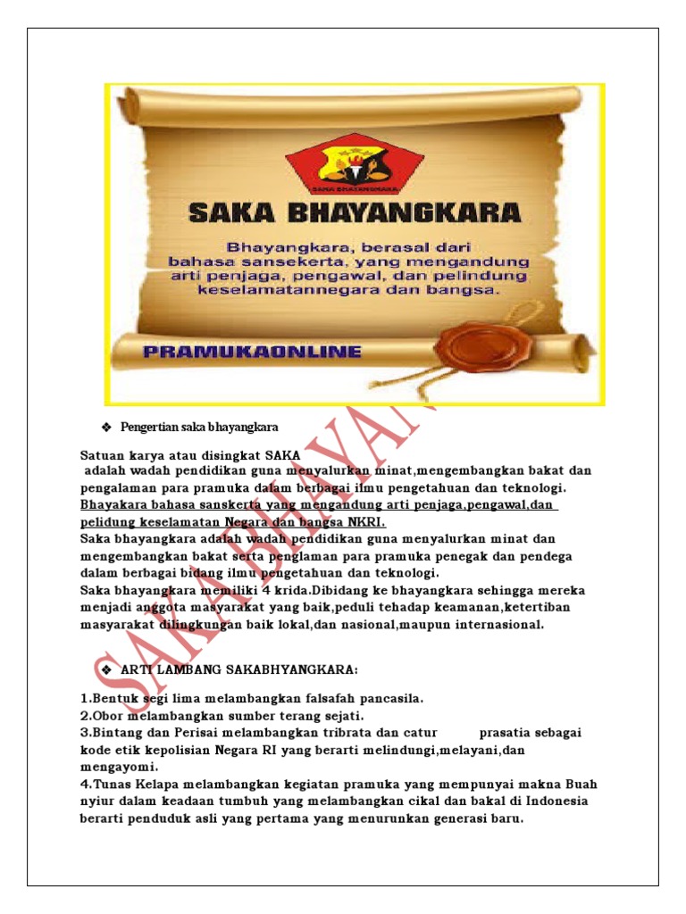 Pengertian Saka Bhayangkara-2 | PDF