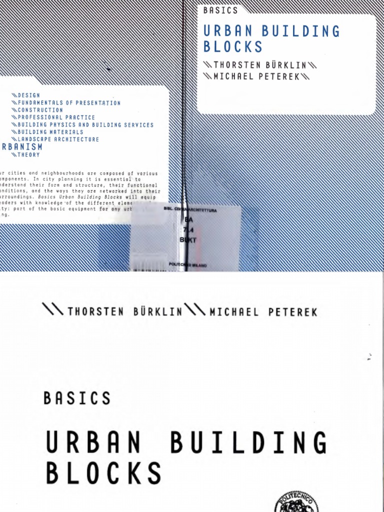 Michael Peterek-Basics Urban Building Blocks 2008 | PDF