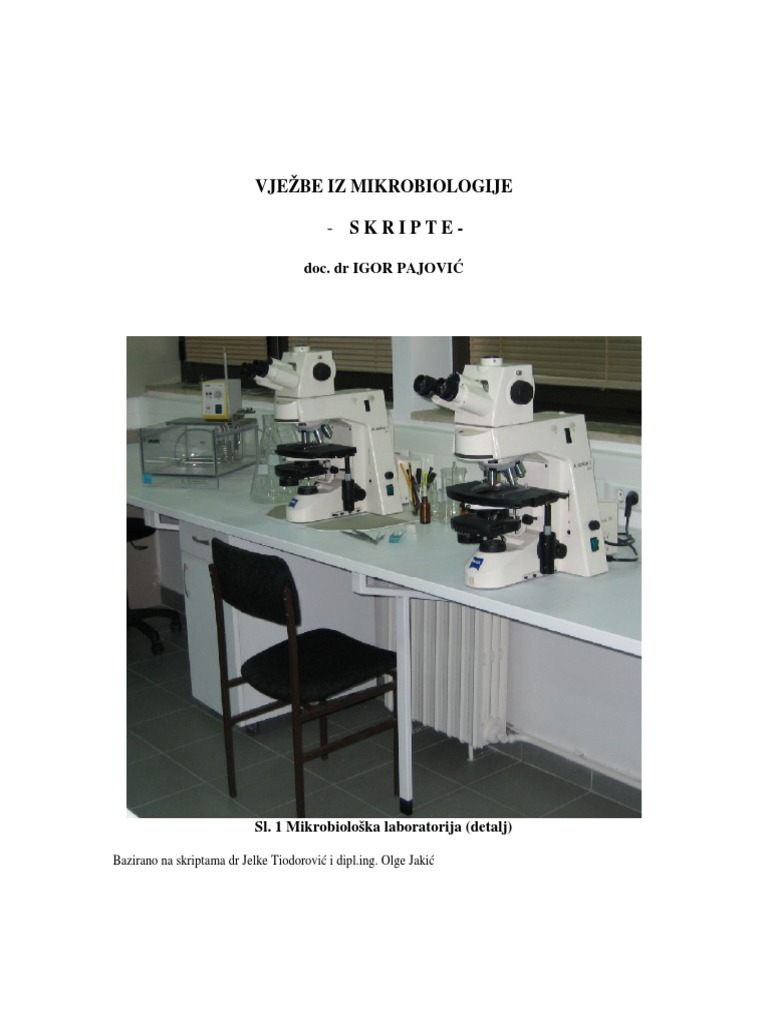 VJEZBE Mikrobiologija - Skripte | PDF