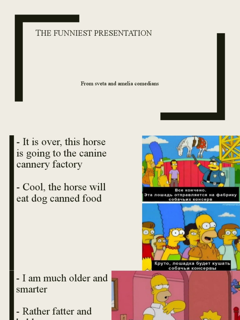 The Funniest Presentation | PDF