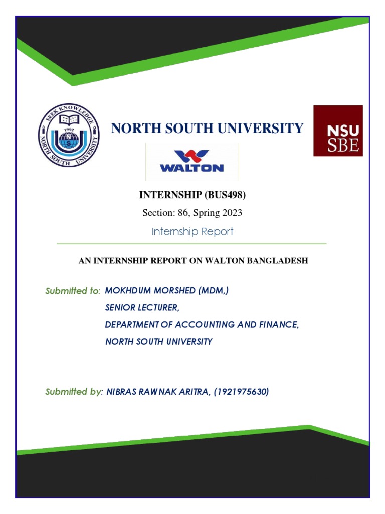 Internship Report | PDF