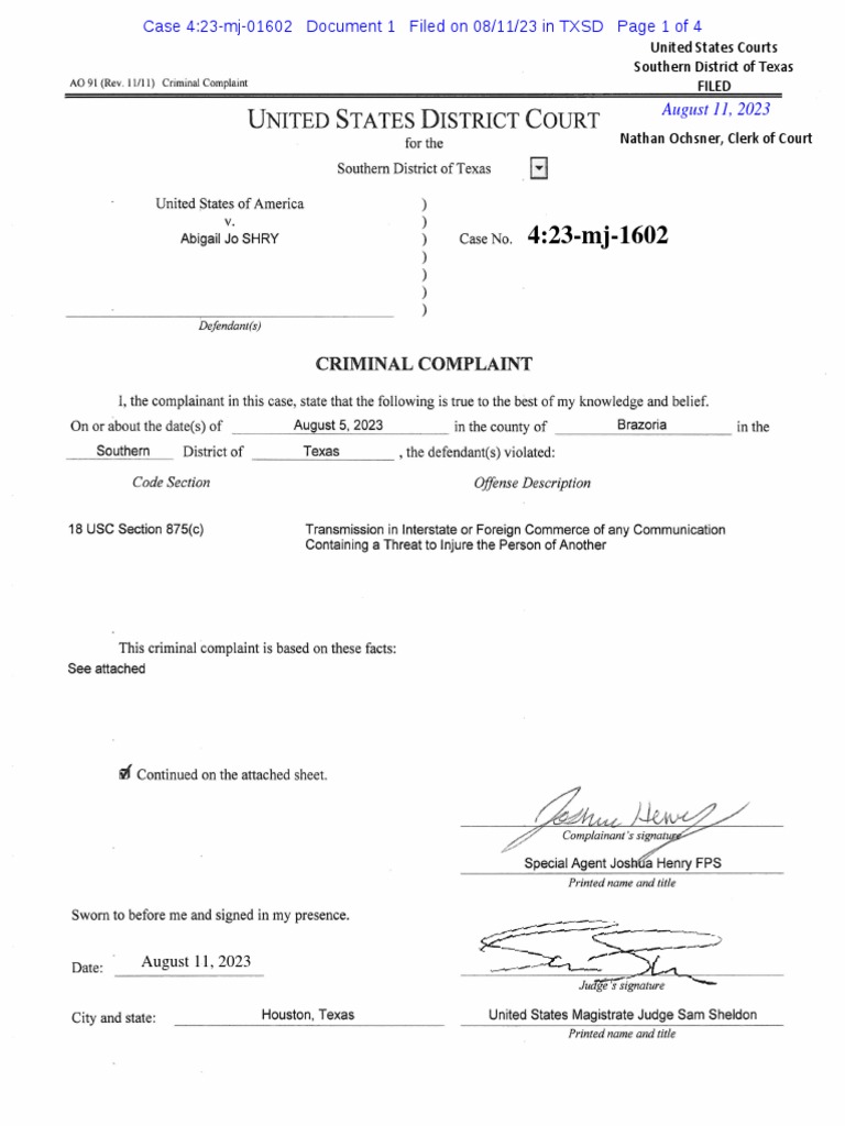 Abigail Jo Shry (Court Listener) | PDF