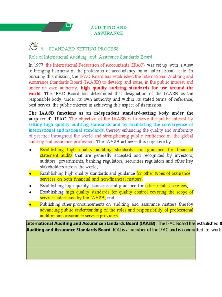 Standard Setting Process | PDF