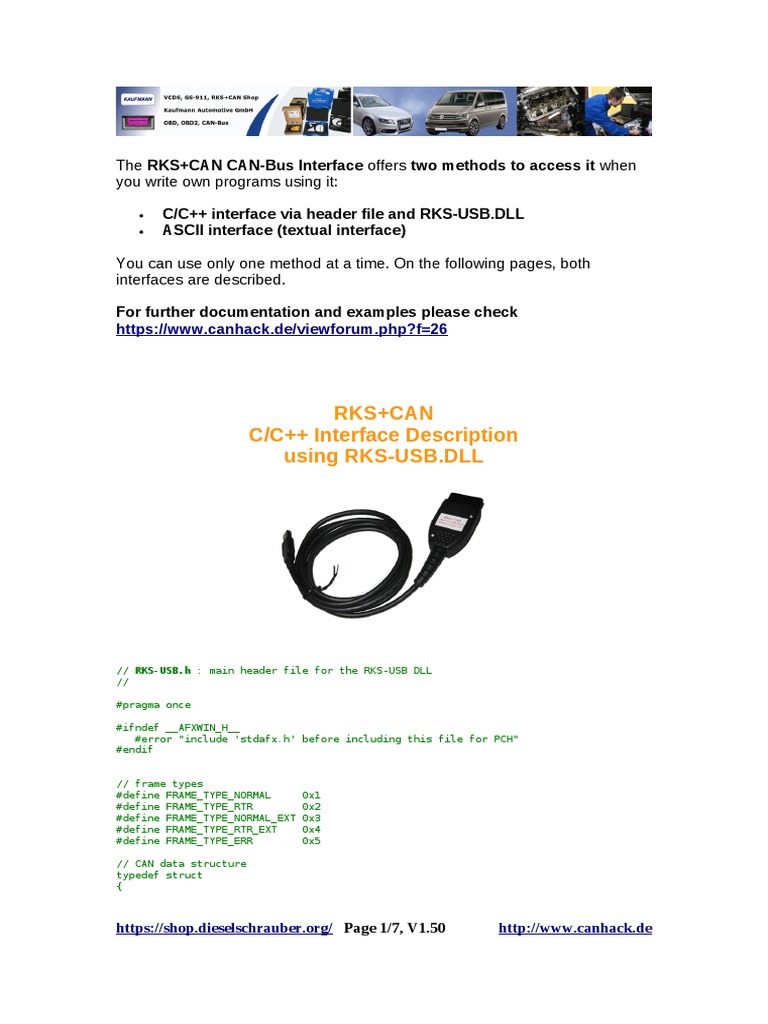 RKS+CAN Interfaces | PDF | Business | Technology & Engineering