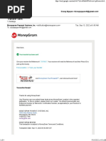 Western Union Money Transfer Receipt PDF | PDF | Wire Transfer ...