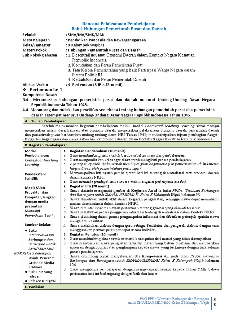 A. RPP Bab 4 | PDF | Karier & Perkembangan | Seni