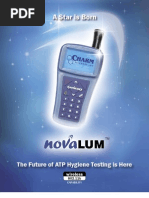 s1139 Charm Sciences Novalum Luminometer | PDF | Adenosine Triphosphate | Battery Charger