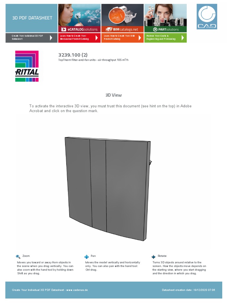 Rittal Fan & Filter 3239.100 (2) | PDF