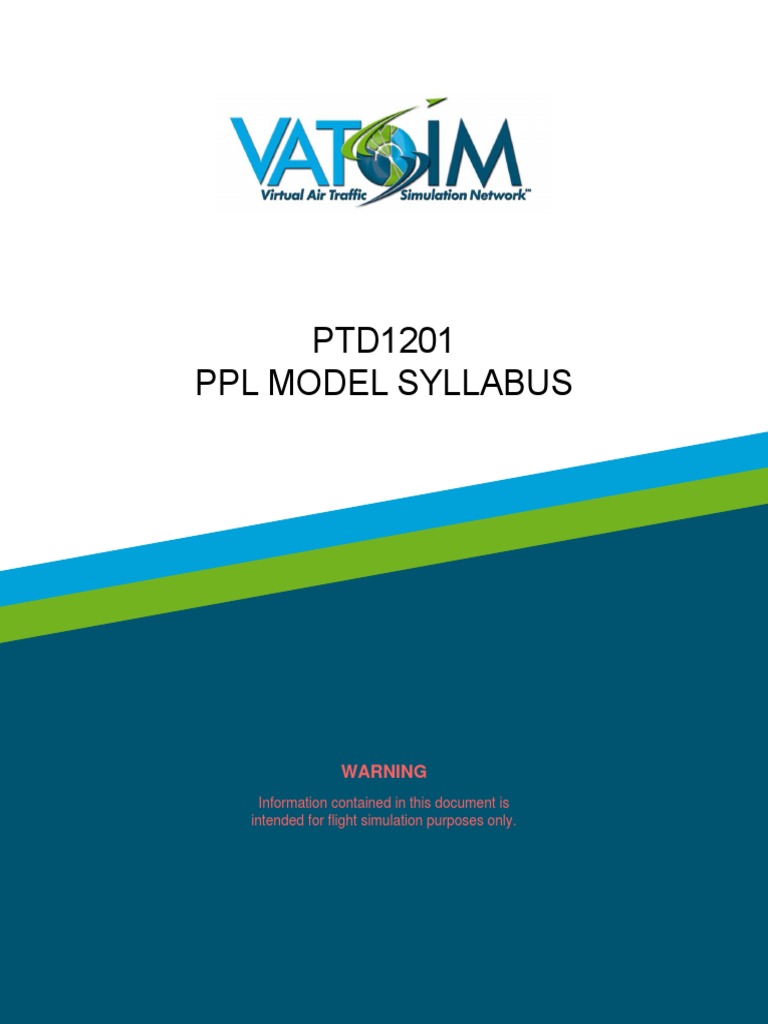 ptd1201 PPL Model Syllabus | PDF