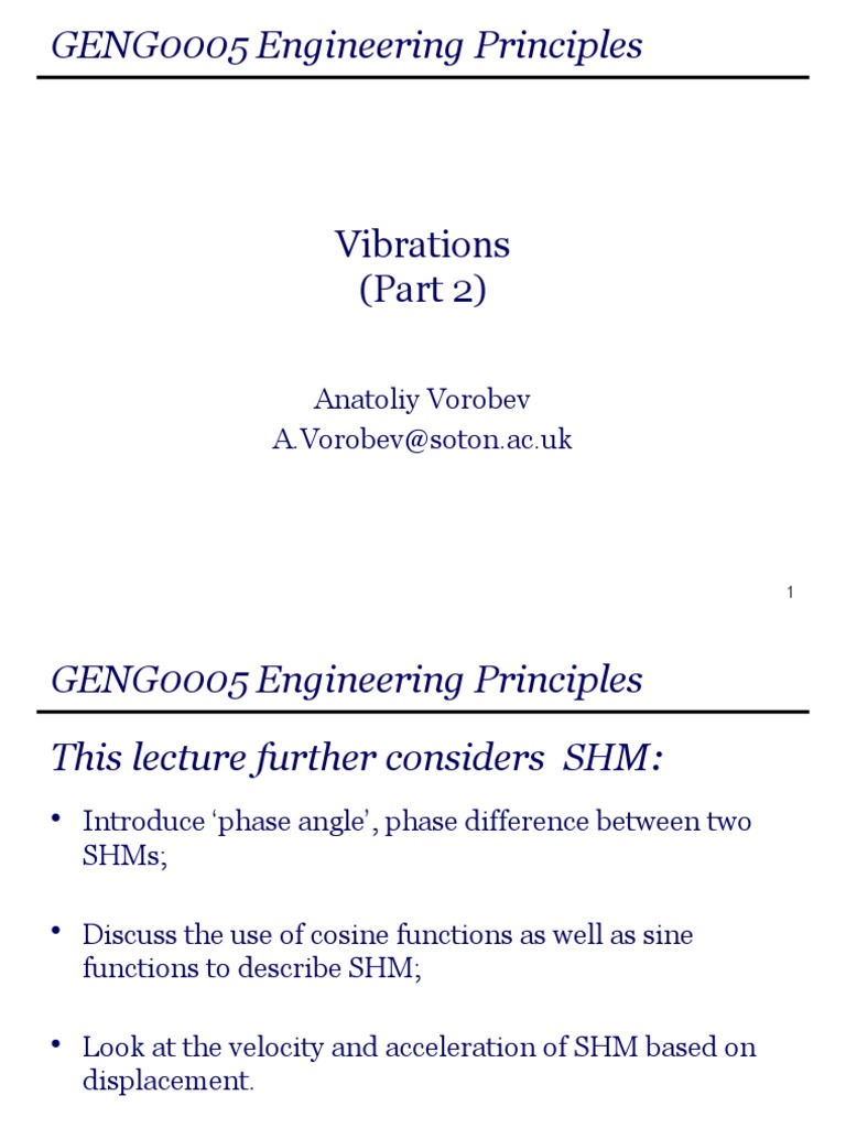 SHM Phase Angles Explained | PDF