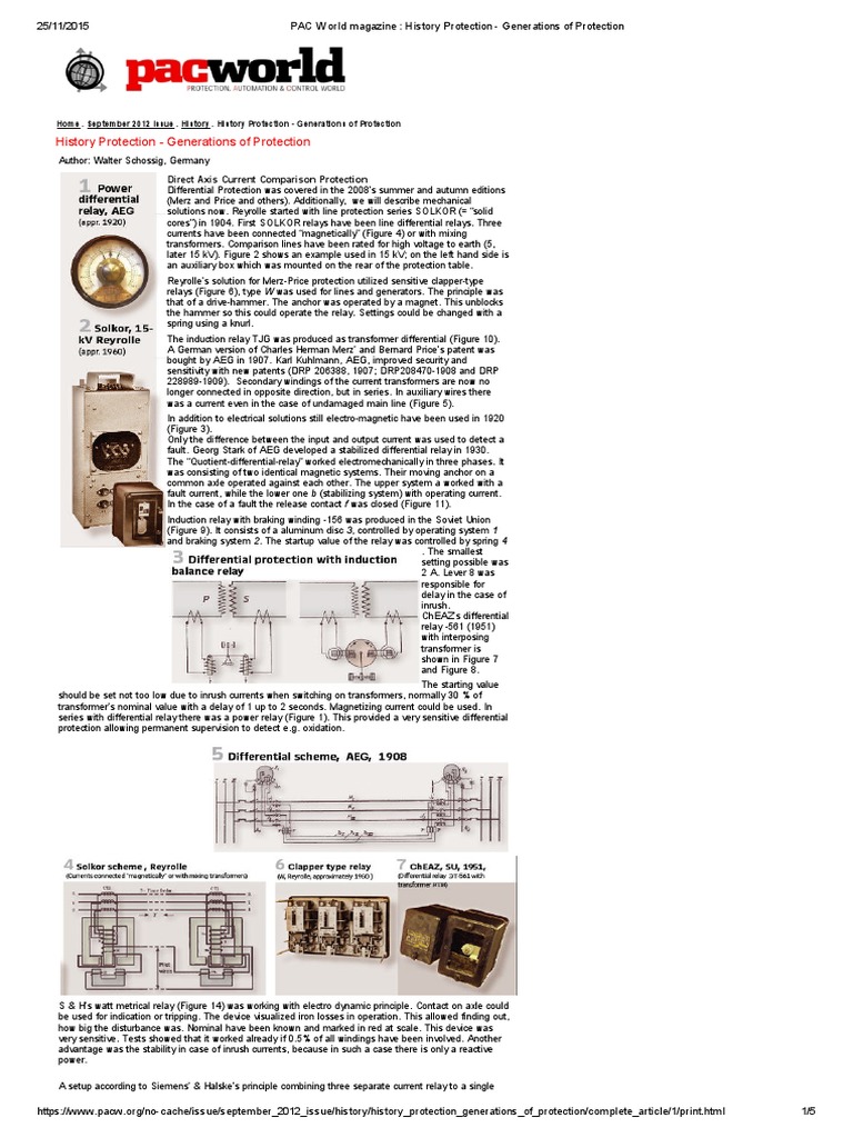 PAC World Magazine - History Protection - Generations of Protection | PDF