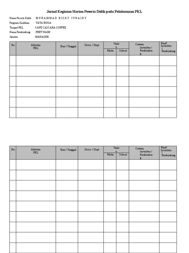 Jurnal Laporan PKL | PDF