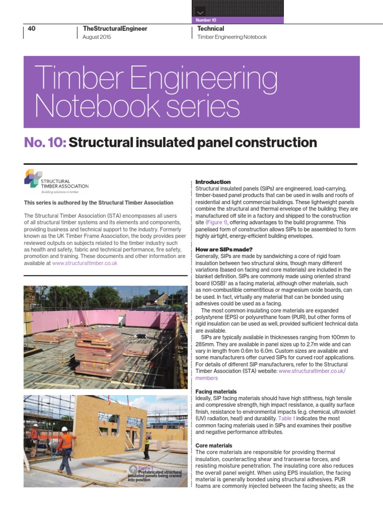 10-Structural Insulated Panel Construction | PDF