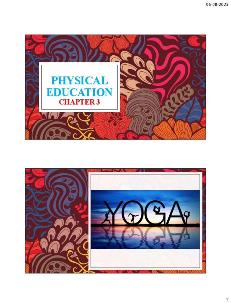 11 Pe Chapter 3 Yoga | PDF