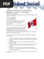 Mi Identidad Personal | PDF
