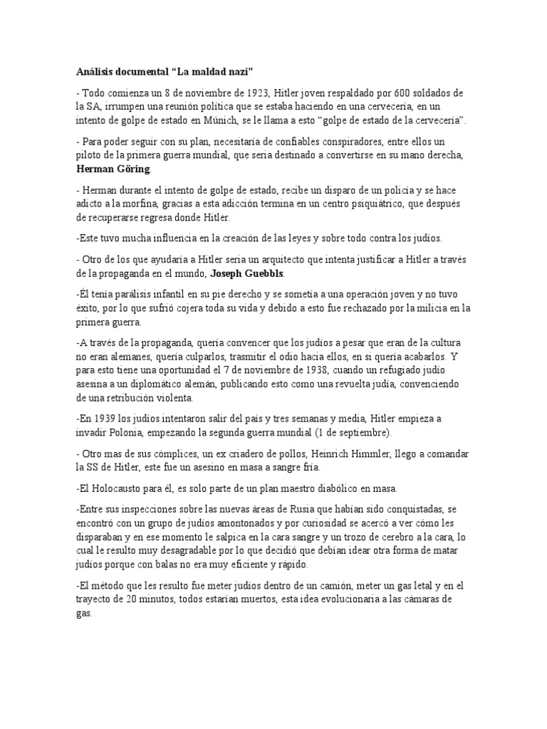 Análisis Documental | PDF