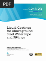 AWWA C600 1999 Installation of Ductile | PDF | Pipe (Fluid Conveyance ...