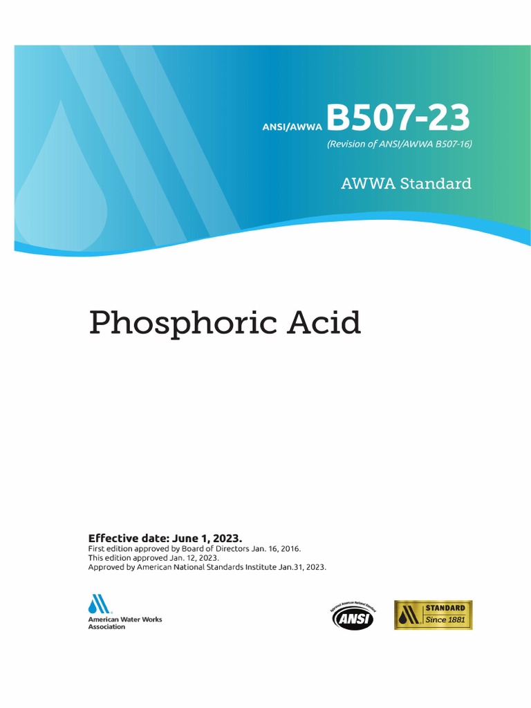 Awwa B507-23 | PDF