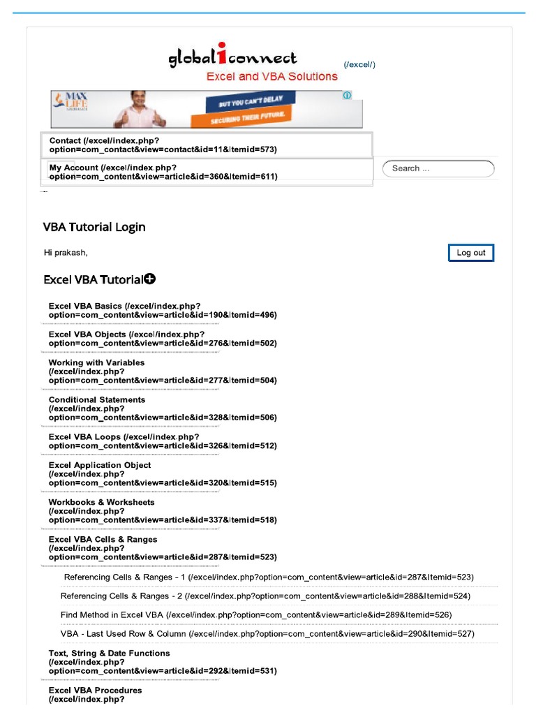 Referencing Cells & Ranges - 1 | PDF