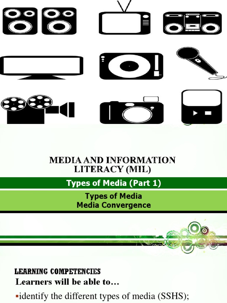 3.MIL 4. Types of Media (Part 1) - Types of Media and Media Convergence ...