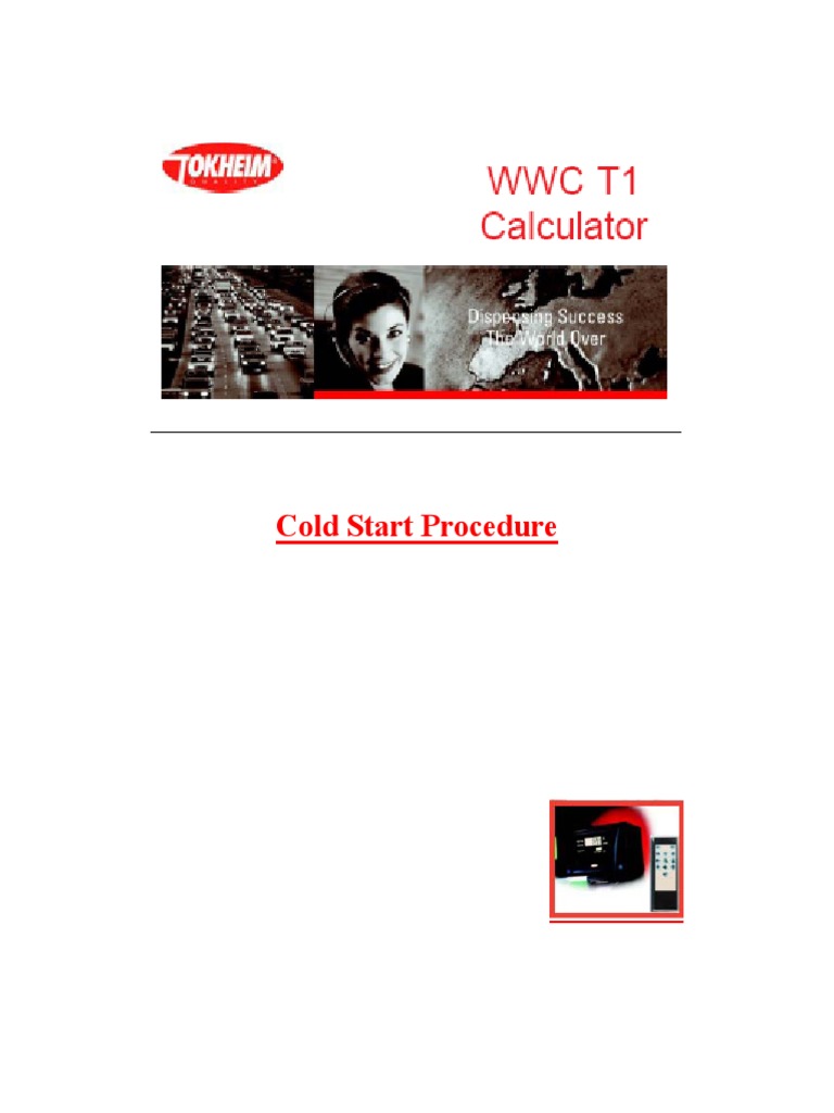 Tokheim WWCT1 Cold Start Guide | PDF