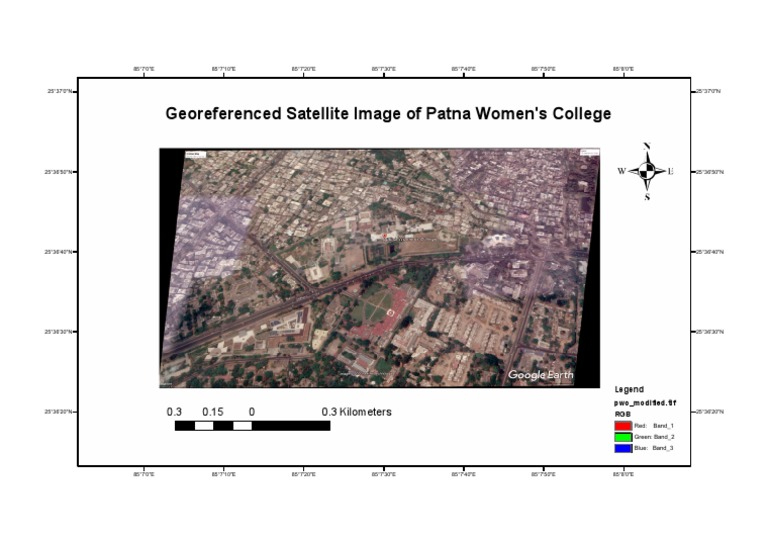 Georeferenced Image of Patna Women's College | PDF