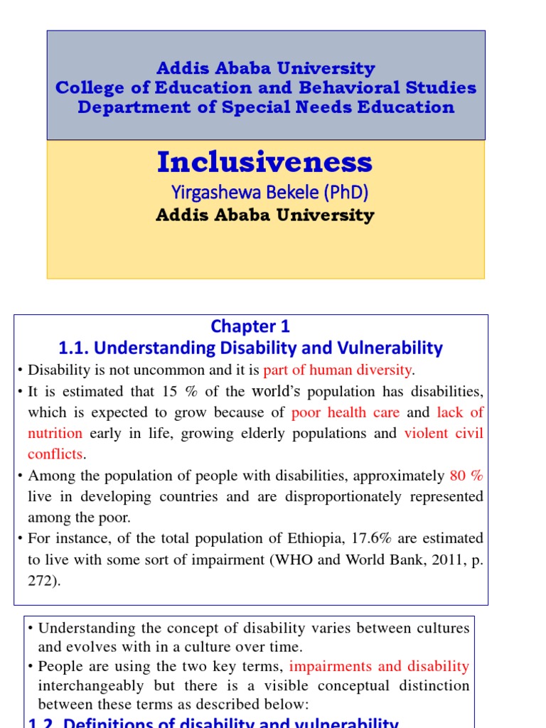Inclusiveness PPT 2023 | PDF