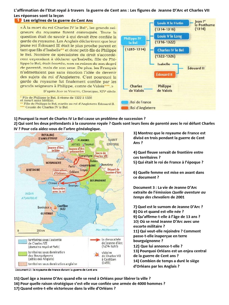 ma fiche jeanne d ARC (2) | PDF