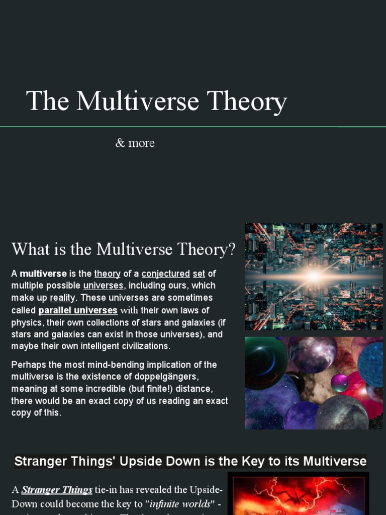 The Multiverse Theory | PDF