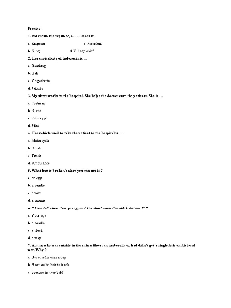 Practice English | PDF | Travel | Wellness