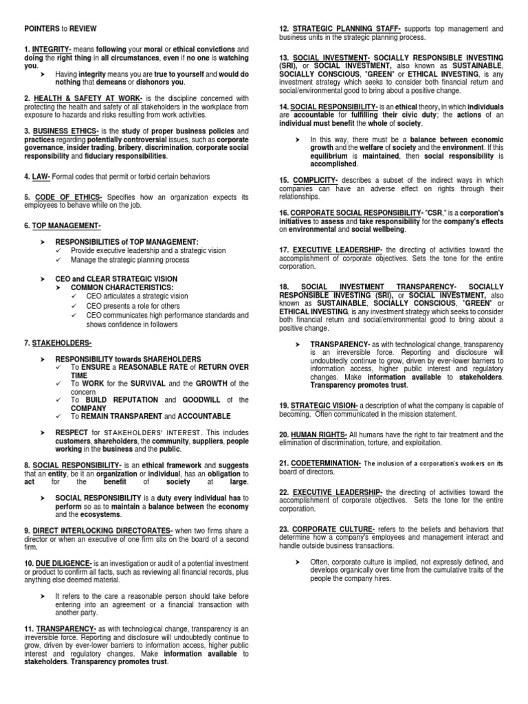 GGSR Midterm Pointers To Review | PDF