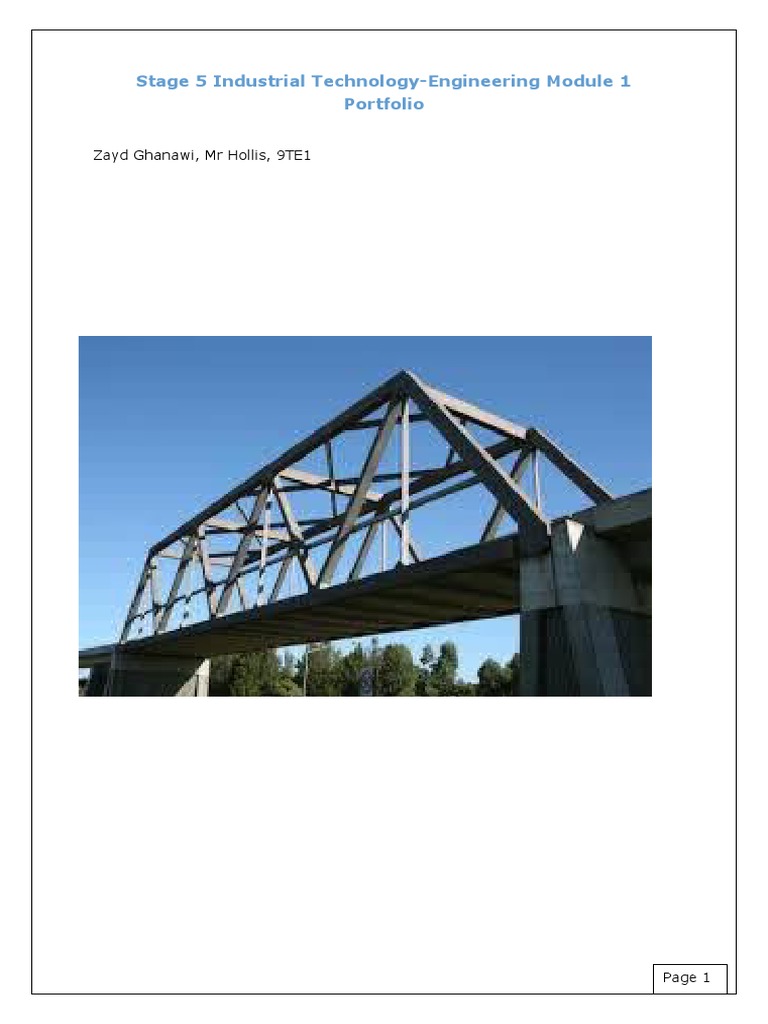 Bridge Design Folio | PDF