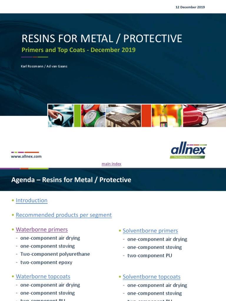 Resins For Metal + Protective 2019-12 | PDF