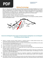 A Glossary of Mining Terms | PDF | Mining | Minerals