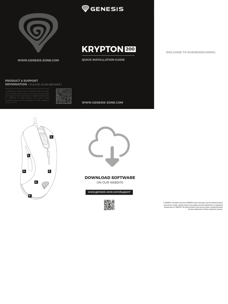User Manual - Genesis Krypton 200 | PDF