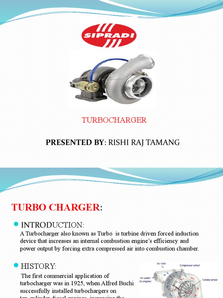 Presentation On Turbocharger | PDF