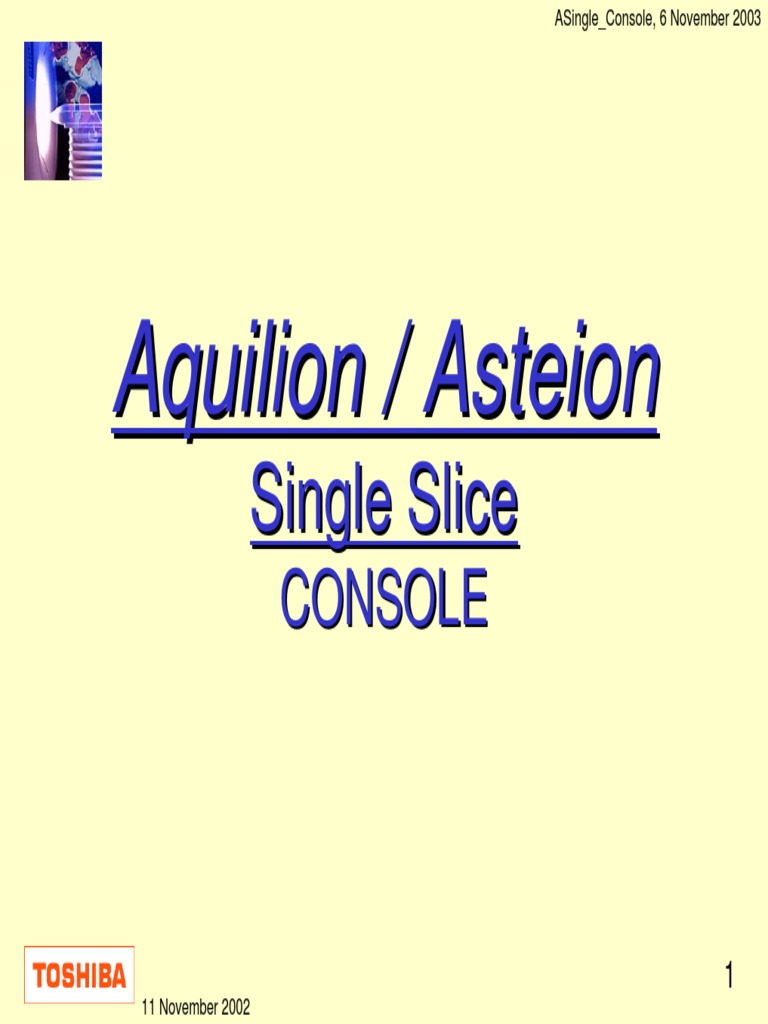 ASingle Console | PDF