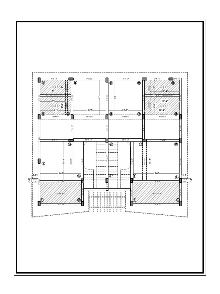 BEAM PLAN (Updated) | PDF