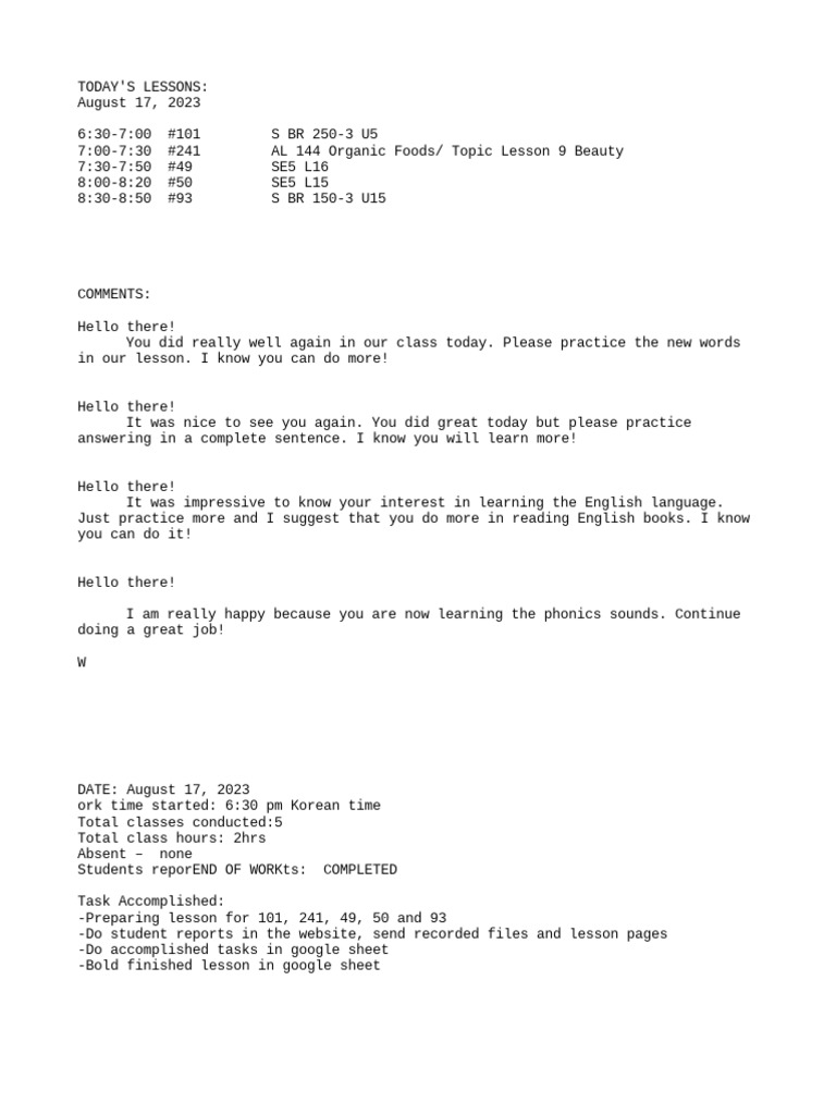 Jack's English | PDF