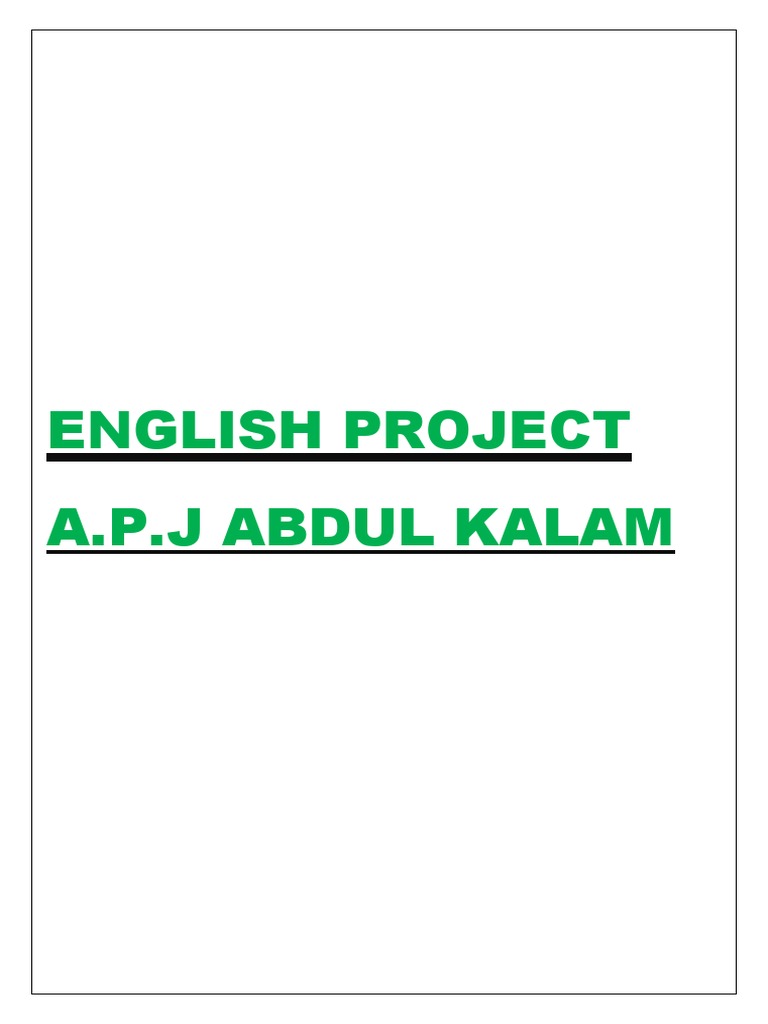 English Project | PDF
