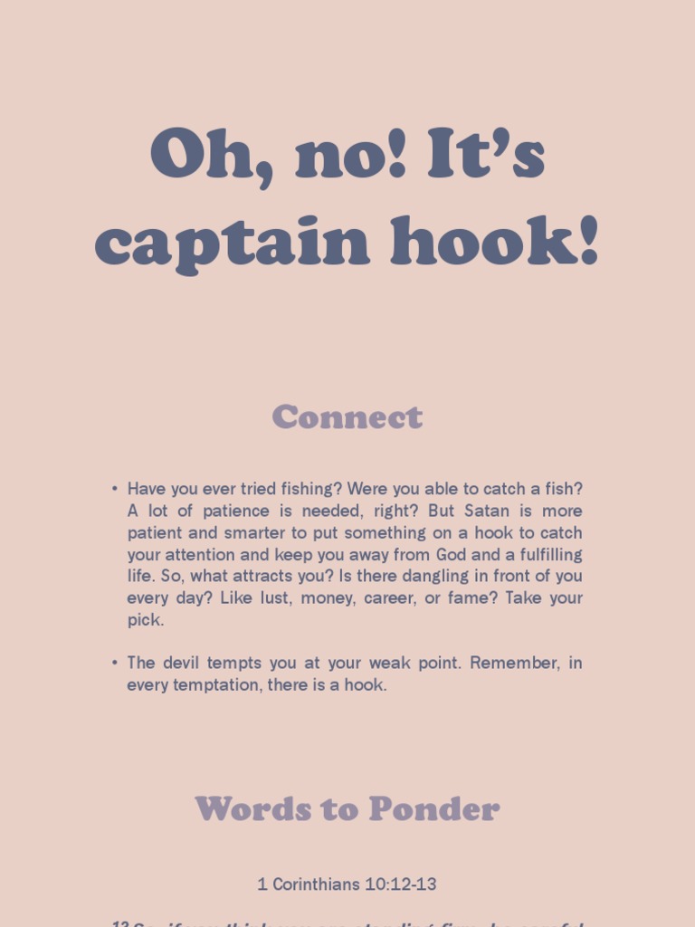 Oh No Its Captain Hook | PDF