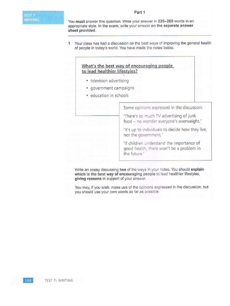 Mock CAE Writing 1 | PDF